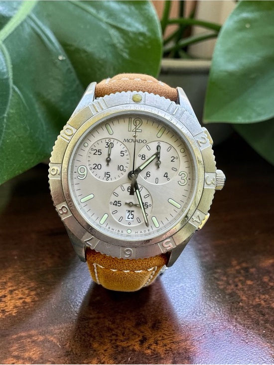 Movado | Accessories | Movado Swiss Chronograph Watch 84 F9 89 New ...
